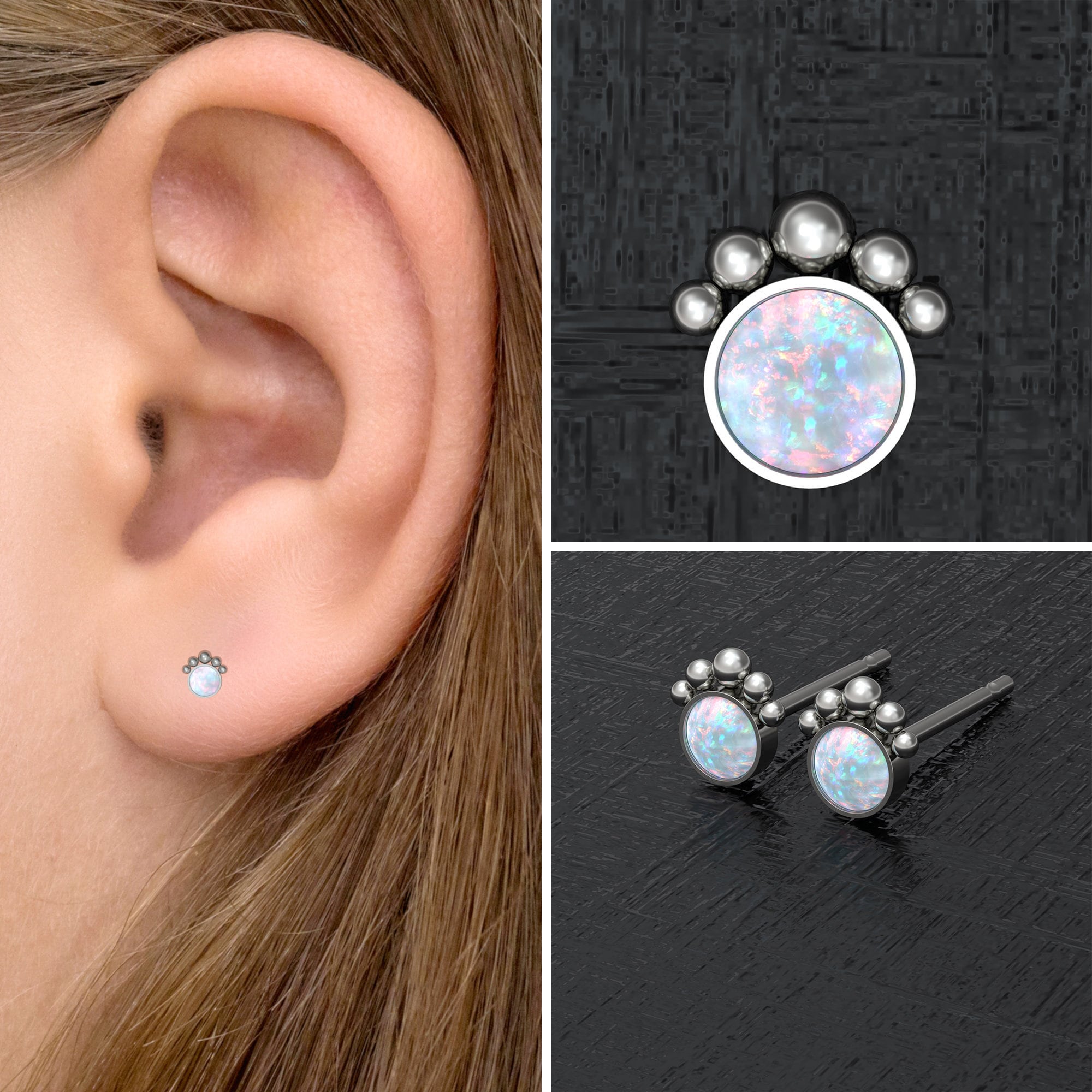 Tiny Stud Earrings Implant Grade Titanium – TitaniumFashion